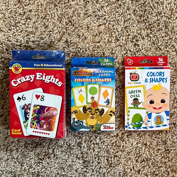 Disney | Toys | Bnwt Fun Educational Jumbo Card Game Pack ...